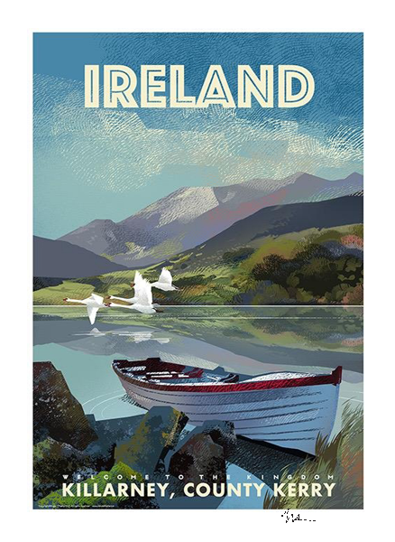 Killarney Ireland | Ireland Travel Posters | Irish Posters – The Irish ...